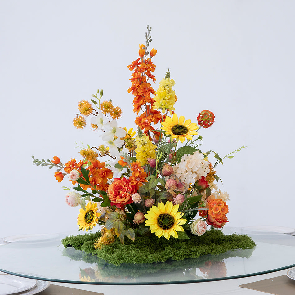 Valar Flower Artificial Flower Table Centerpiece for Wedding, Dining T