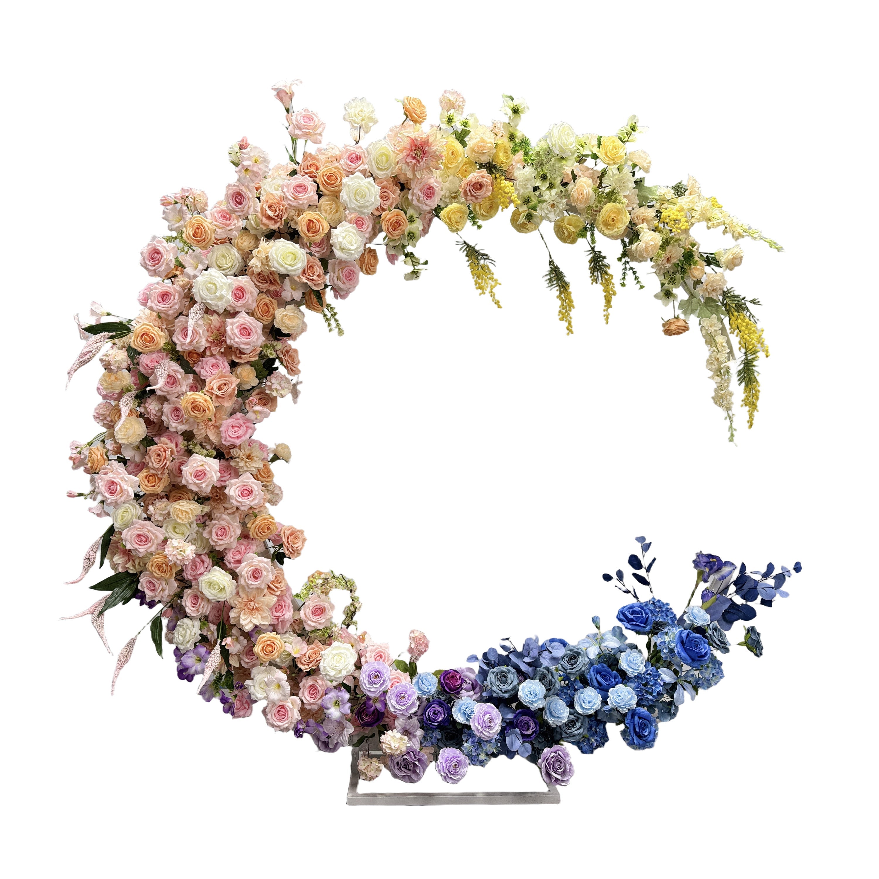 6.5 x 6.5 ft Elegant Artificial Flower Enchanting Floral Arch: A Kalei